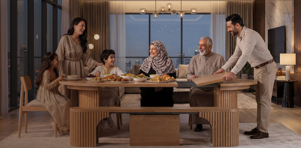 Extendable Dining Table Sets and Round Table Sets | TT GCC
